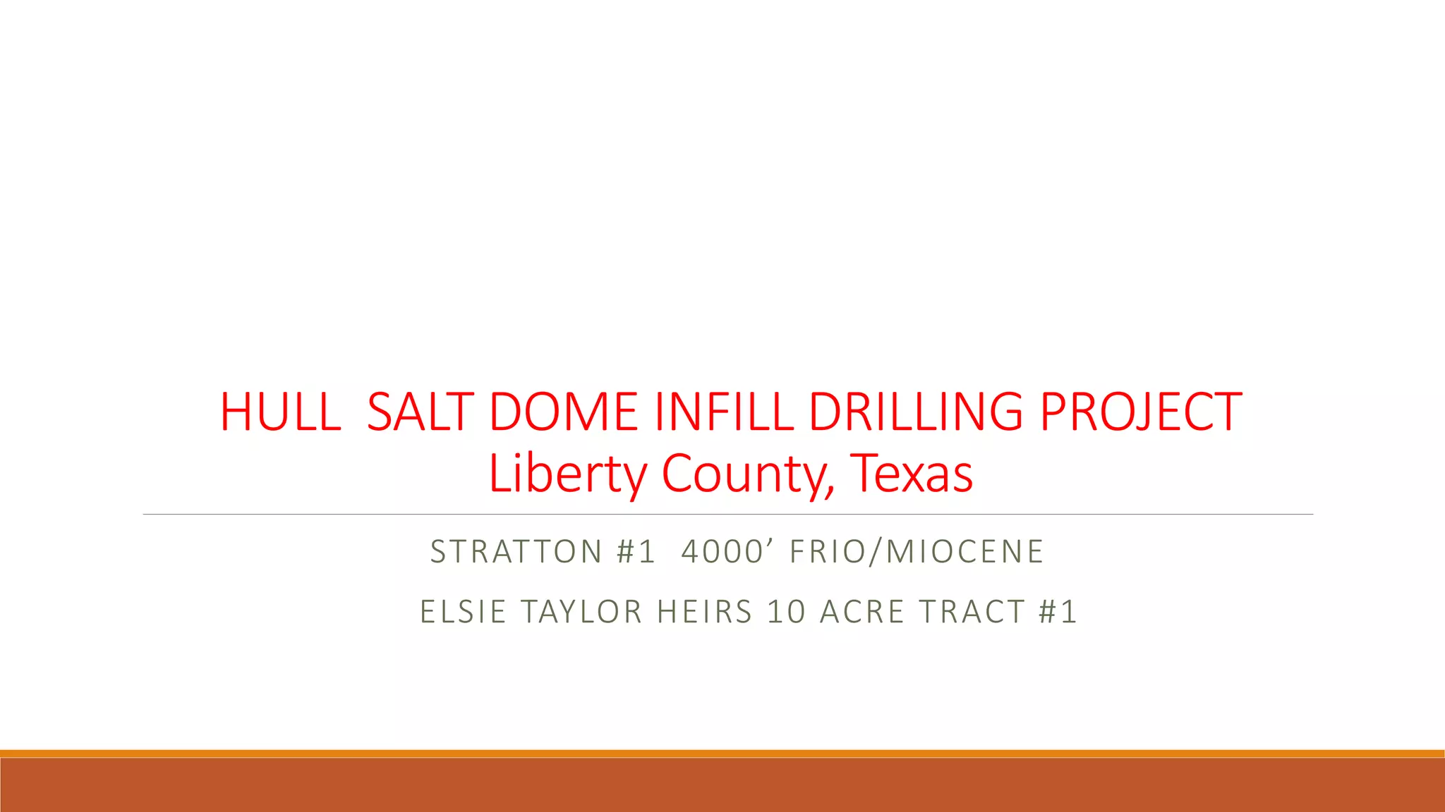 Hull salt dome project | PPTX
