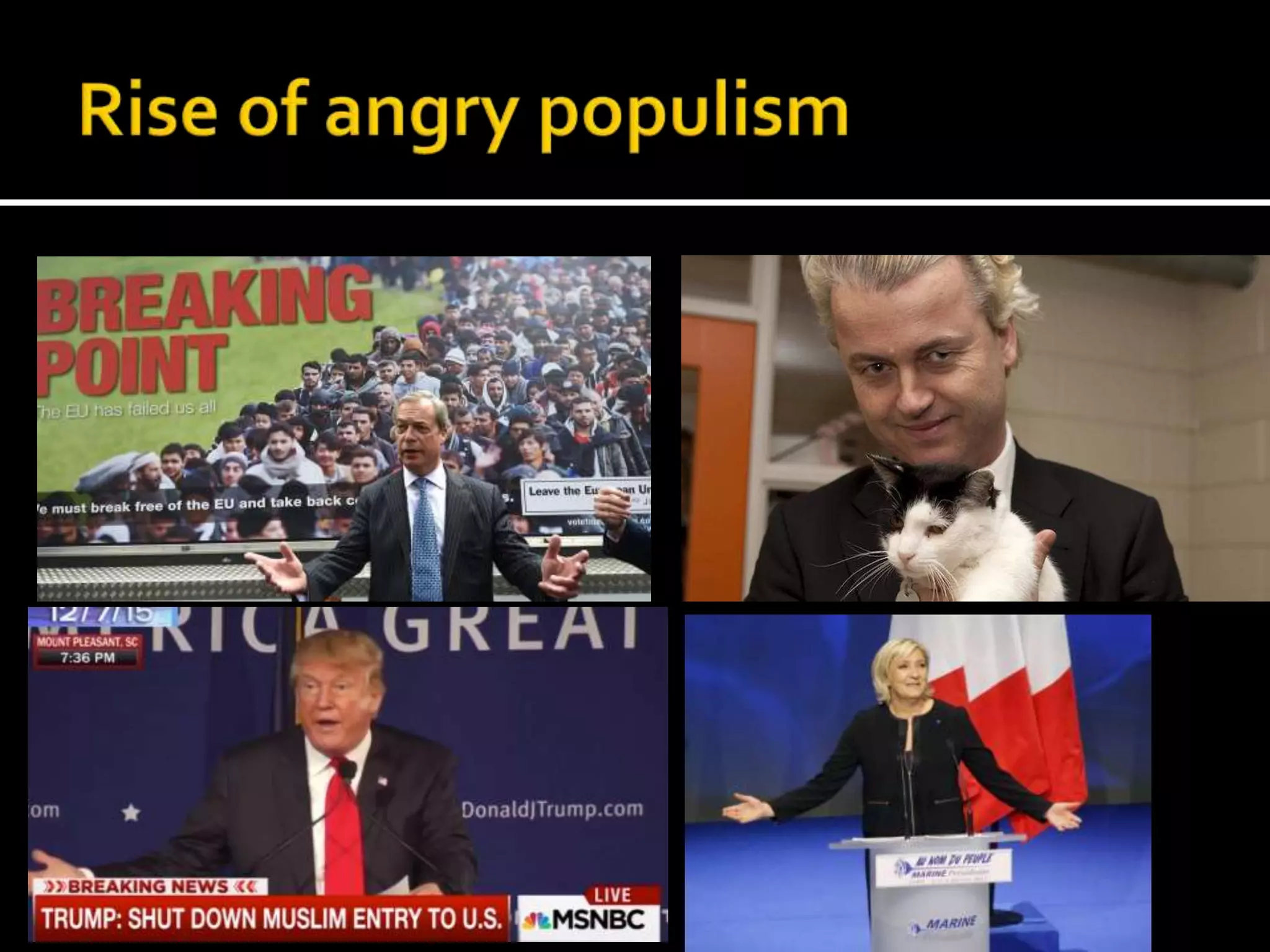 The emotional politics of Donald Trump | PPTX | Civic affairs | Politics
