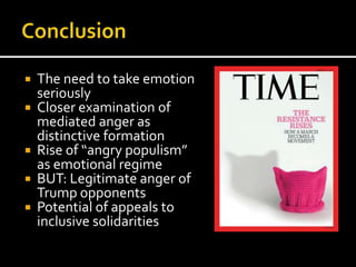 The emotional politics of Donald Trump | PPTX