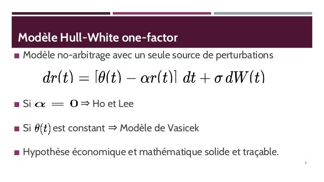 Construction du modèle de Hull White avec l'arbre binomial