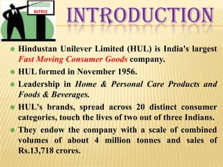 Hul Marketing Strategy Mc | PPTX