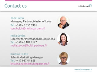 Hultin partners presentation | PDF