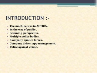 Crime control system | PPT