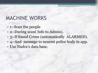 Crime control system | PPTX
