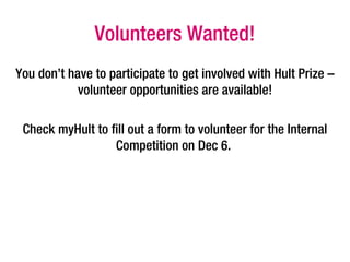 Hult Prize info session slides | PPT
