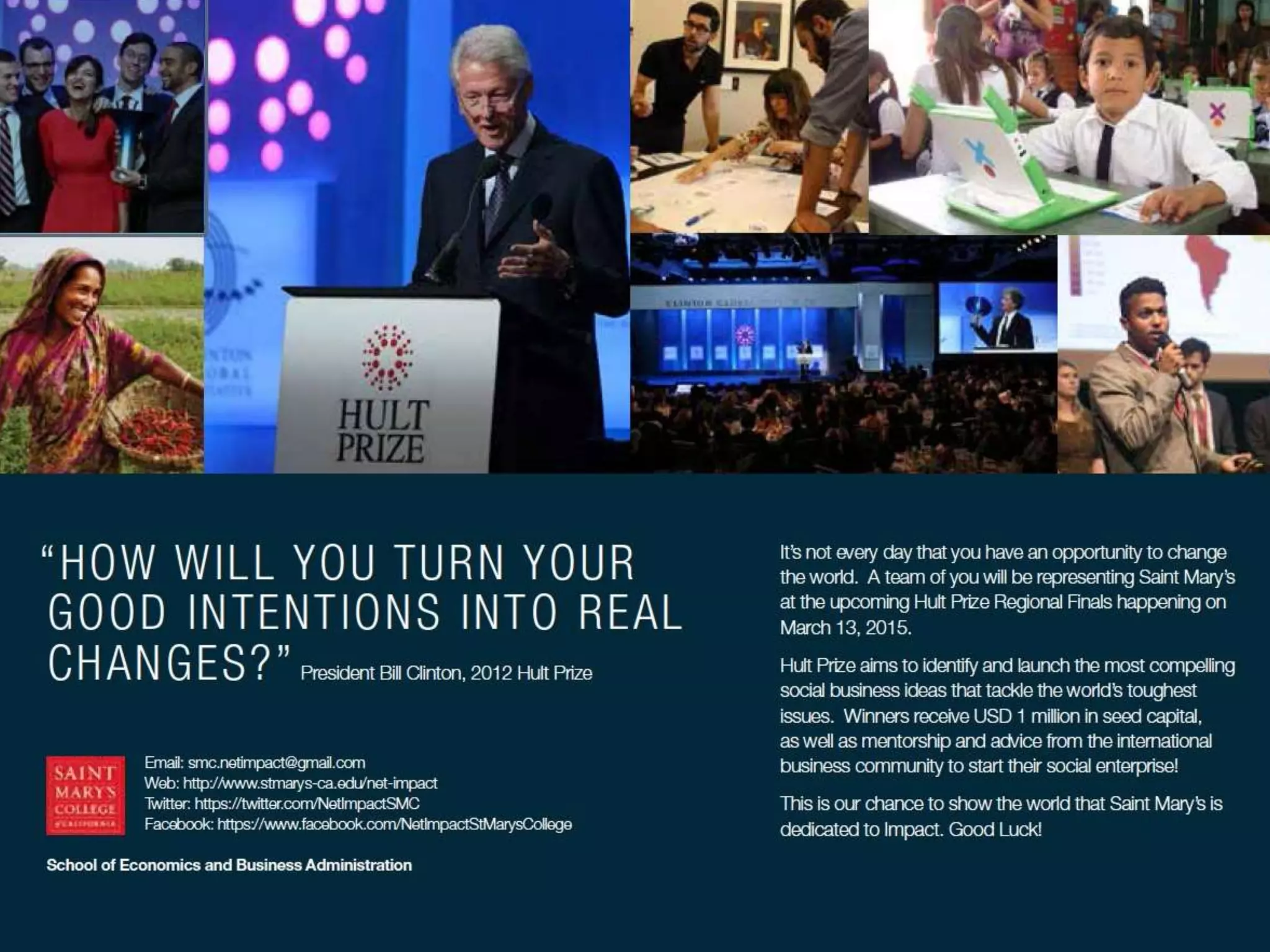Hult Prize at Saint Mary's College of California Overview | PPTX