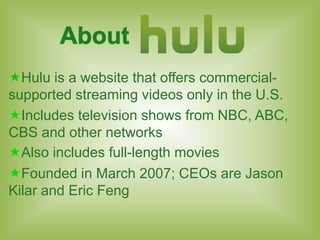 Hulu | PPTX