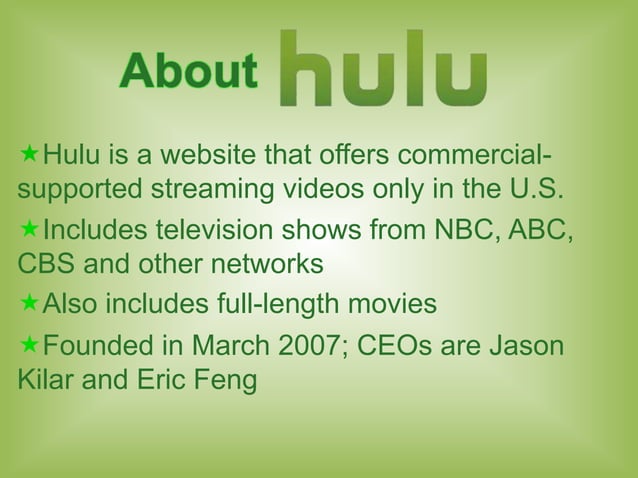 Hulu | PPT