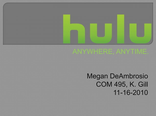 Hulu | PPT