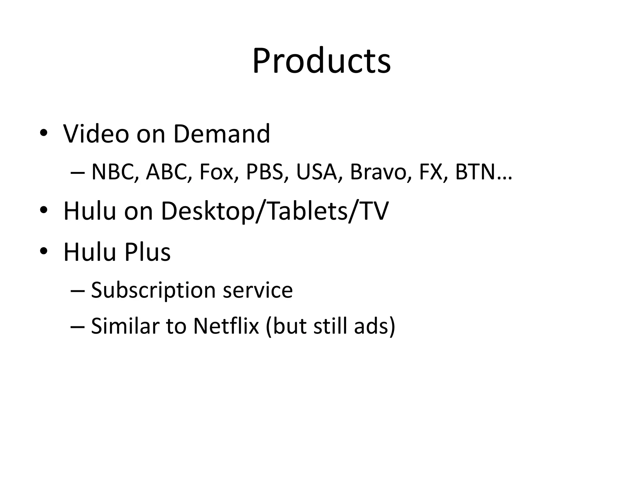 Hulu | PPTX