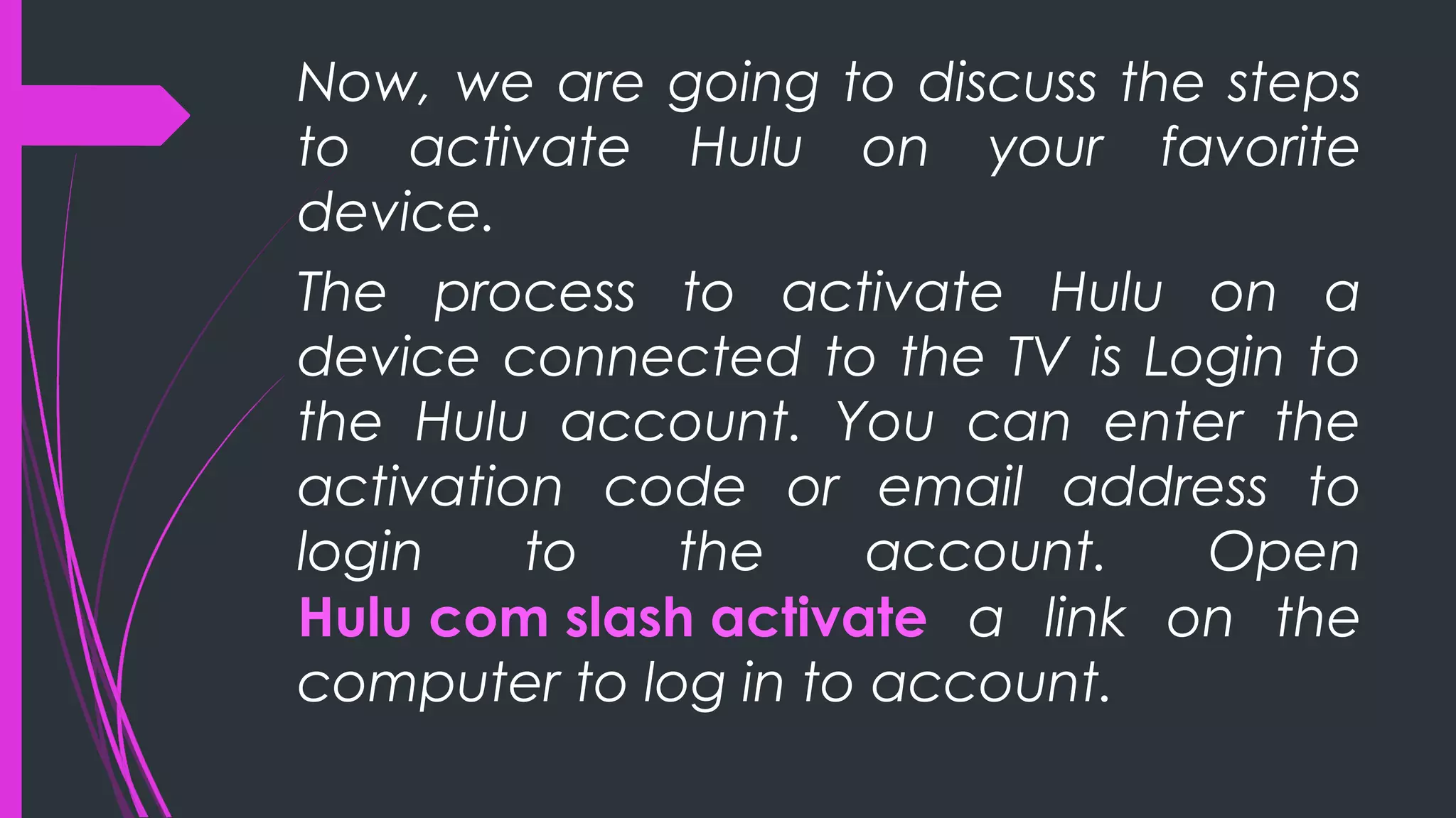 Hulu Activation: What It Is And How To Activate And Deactivate Hulu On ...