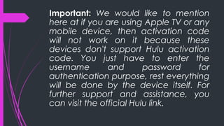 Hulu Activation: What It Is And How To Activate And Deactivate Hulu On ...