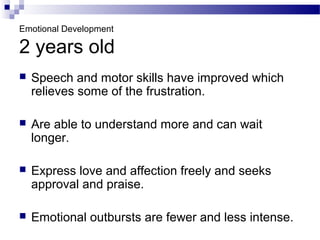 Human Development I - Chapter 11, Emotional and Social Development ...