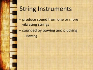 Western and Asian Musical Instruments | PPTX