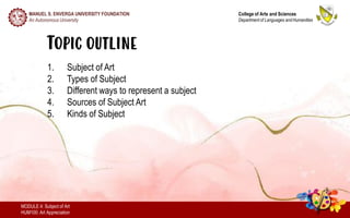 HUM 100 Module 3 Subject of Art.pdf