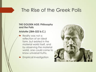 The Classical Tradition: Greece and Rome (pt. 1) | PDF