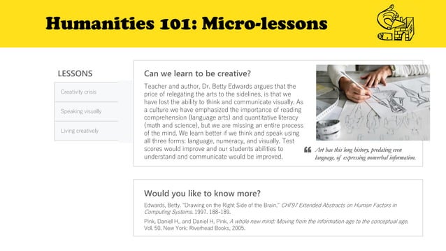 Hum 101 microlesson mod 1 | PPT
