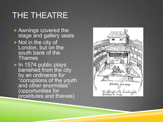 Hum1020 1030 shakespeare & elizabethan theatre | PPTX
