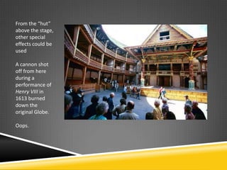 Hum1020 1030 shakespeare & elizabethan theatre | PPTX