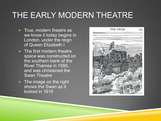 Hum1020 1030 shakespeare & elizabethan theatre | PPTX