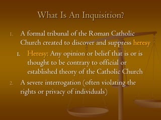 Hum1020 1030 the inquisition | PPTX