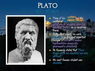 Hum1020 for love of wisdom ancient greek philosophy | PPT
