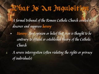 Hum1020 the inquisition investigating the human soul | PDF
