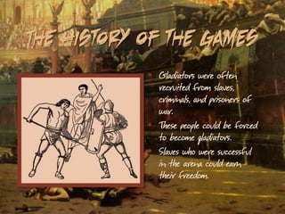 Hum1020 we who are about to die salute you roman gladiatorial combat | PPT
