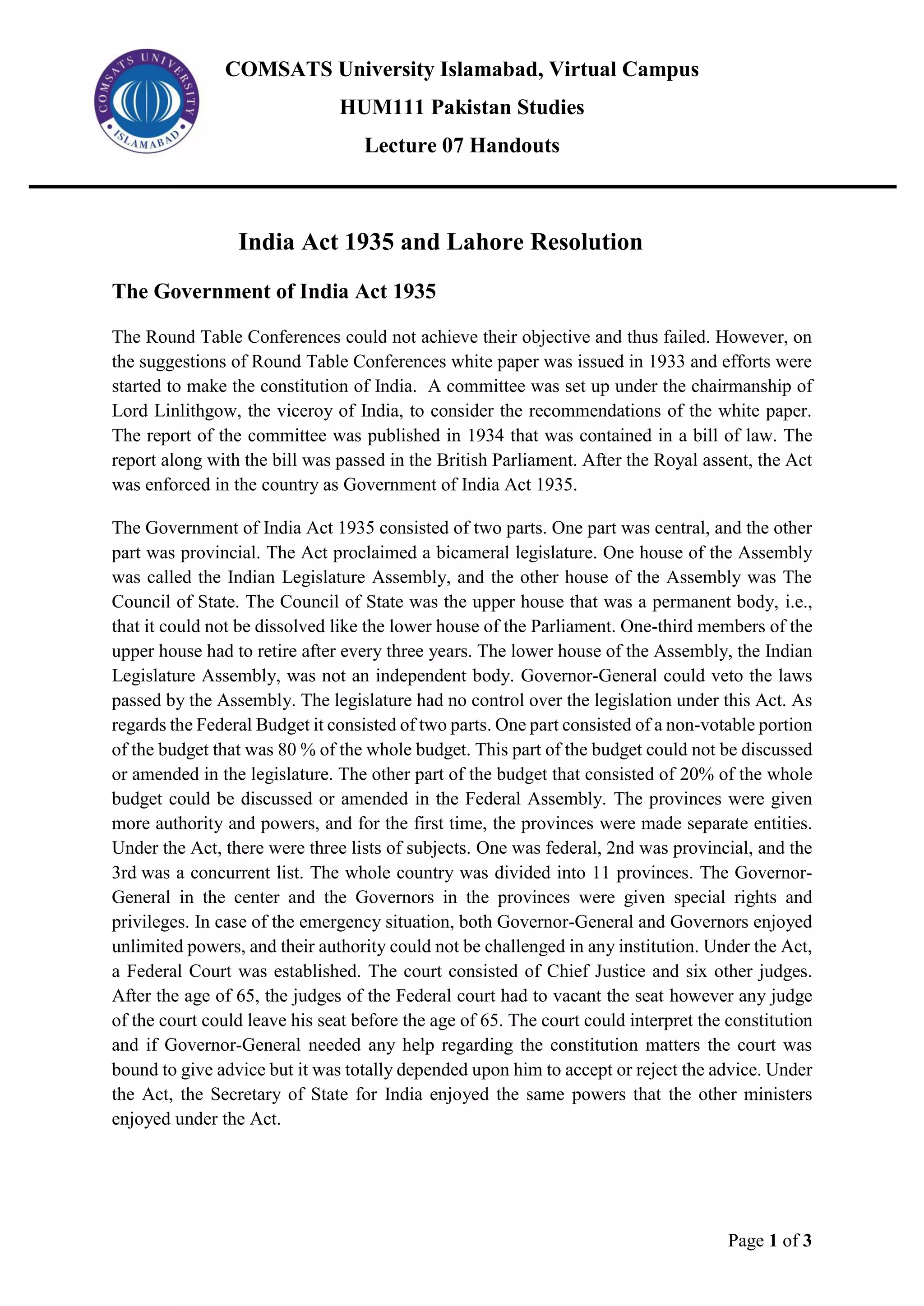 Hum111 handouts lecture07 | PDF