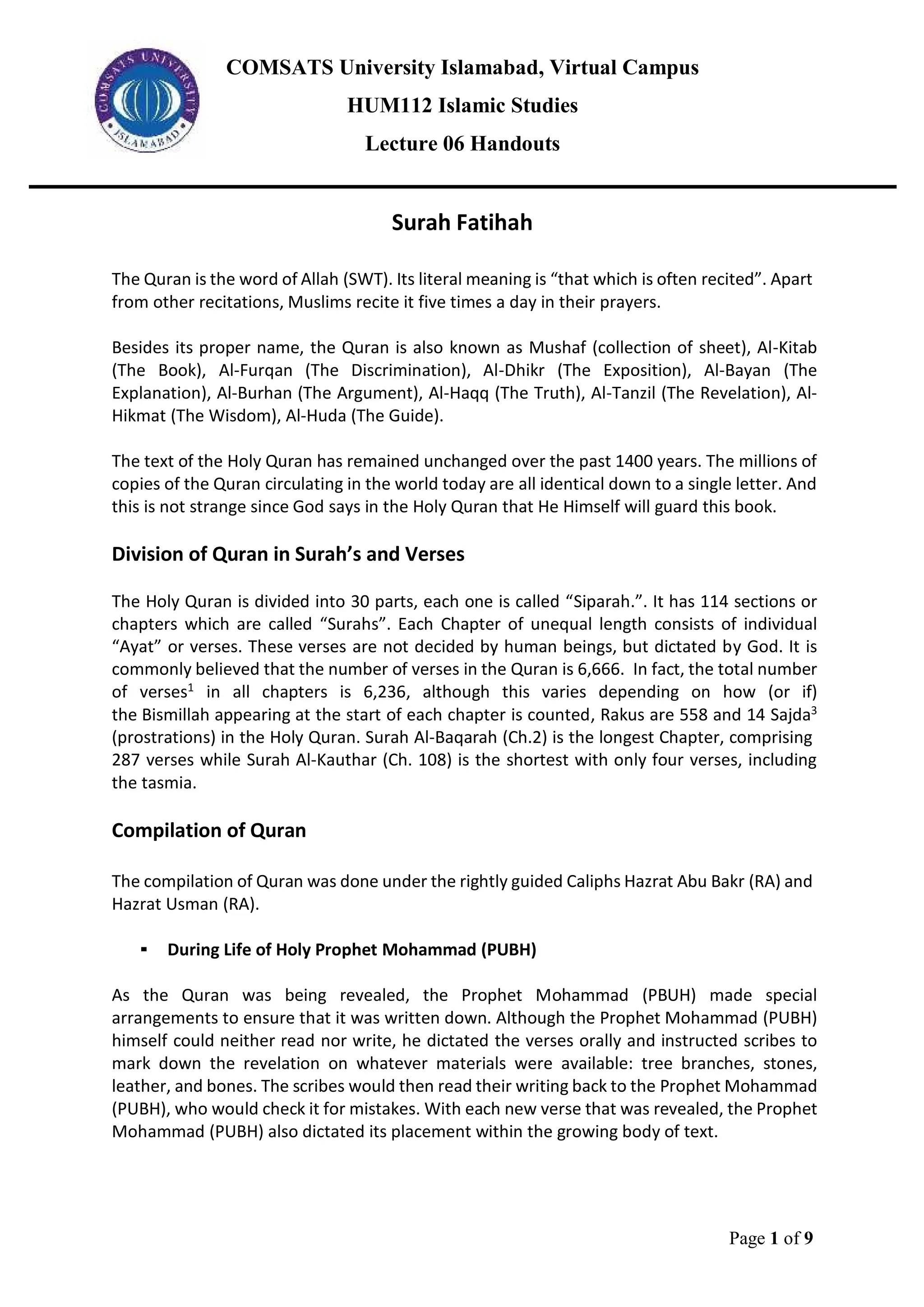 Hum112 Handouts Lecture06 Pdf