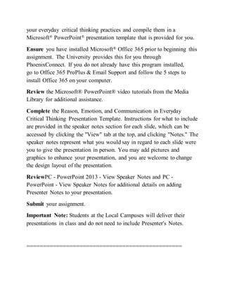 HUM 115 Effective Communication/tutorialrank.com