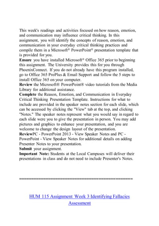 HUM 115 Possible Is Everything/newtonhelp.com