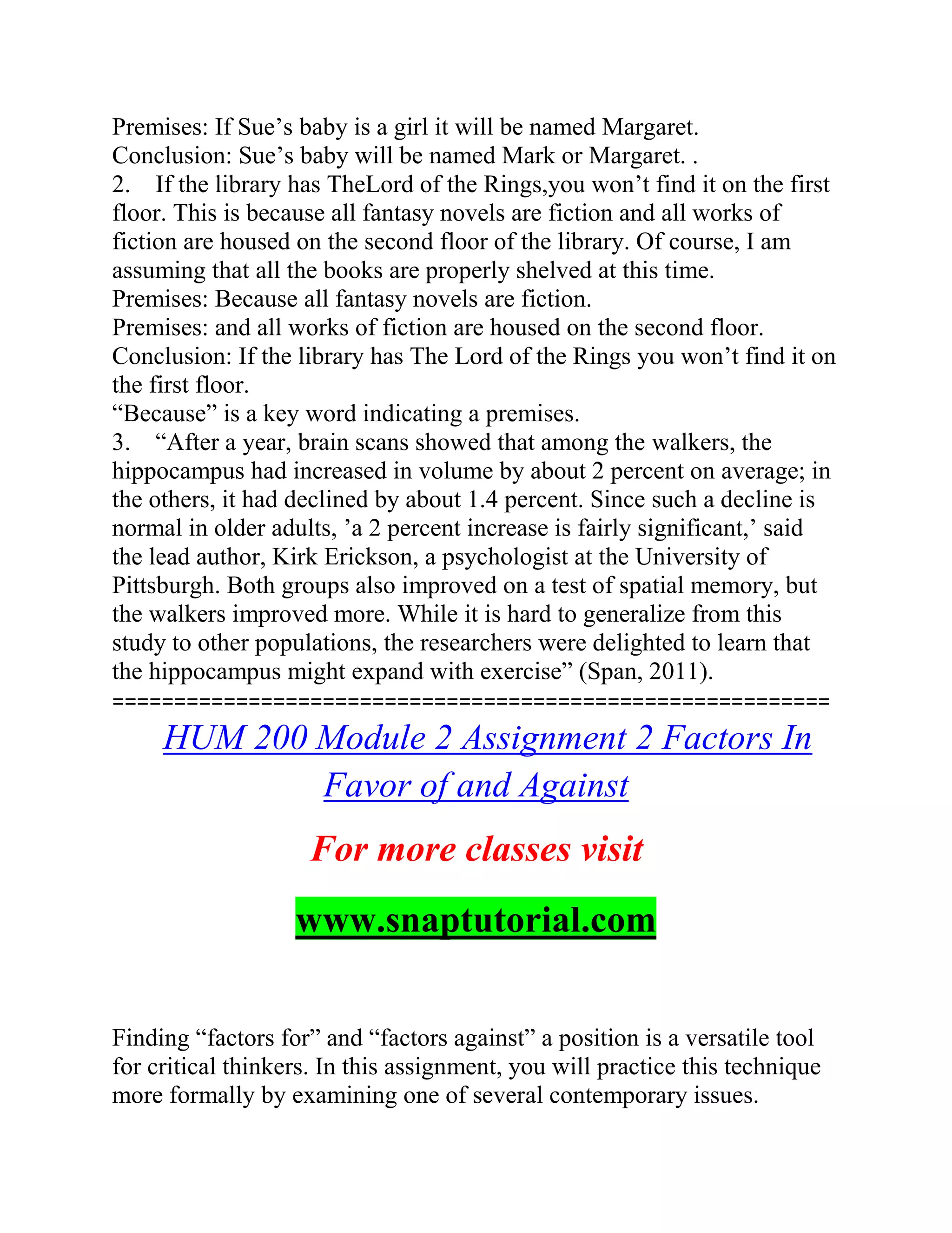 HUM 200 help Successful Learning/Snaptutorial | PDF