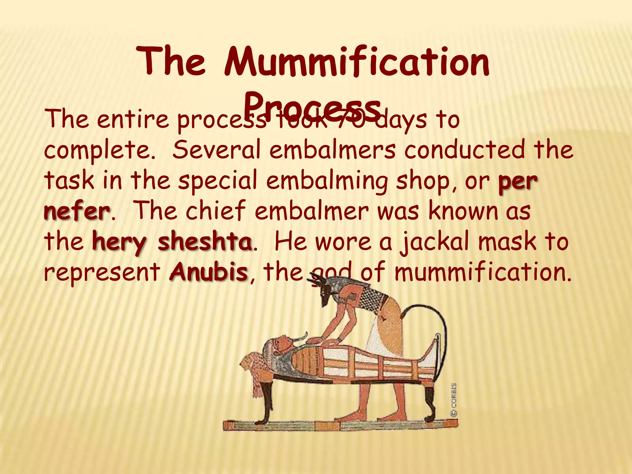 Hum2220 1330 egyptian mummification | PPTX