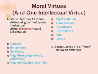 Hum2220 1800 nichomachean ethics | PPTX