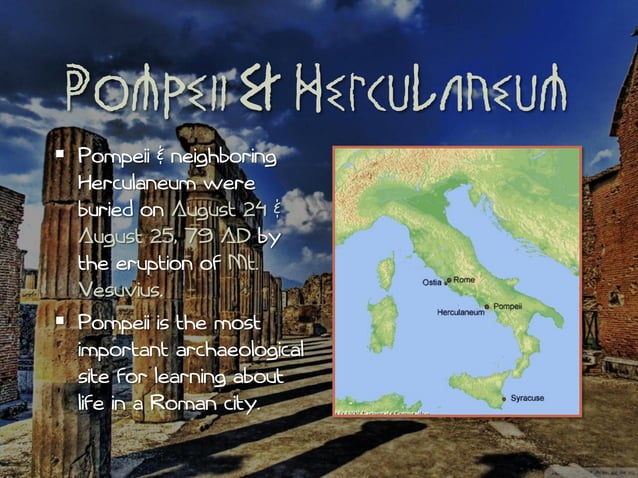 Hum2220 roman time capsule pompeii & herculaneum | PDF | Historic Site ...