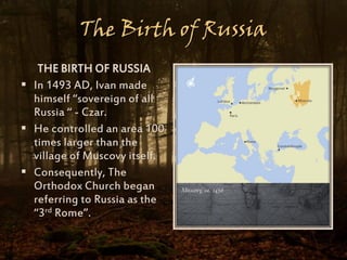 Hum2220 the slavs, mongols & the birth of russia | PPT