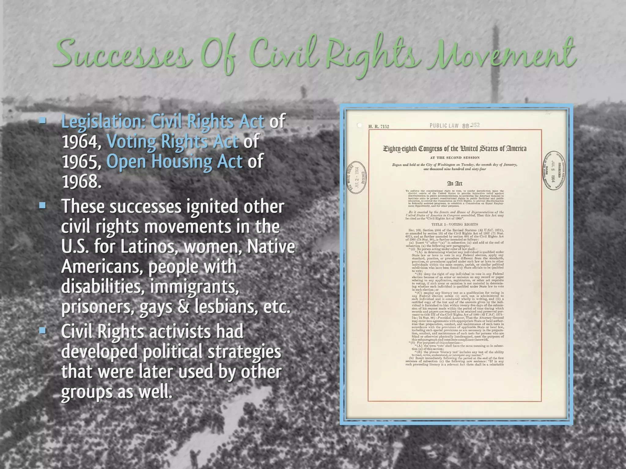 Hum2250 civil disobedience & civil rights movement political action for ...