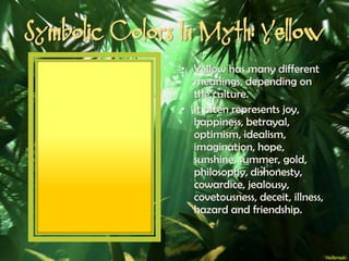 Mythological Meanings Unmasked: Decoding The Symbolism of Myth | PDF