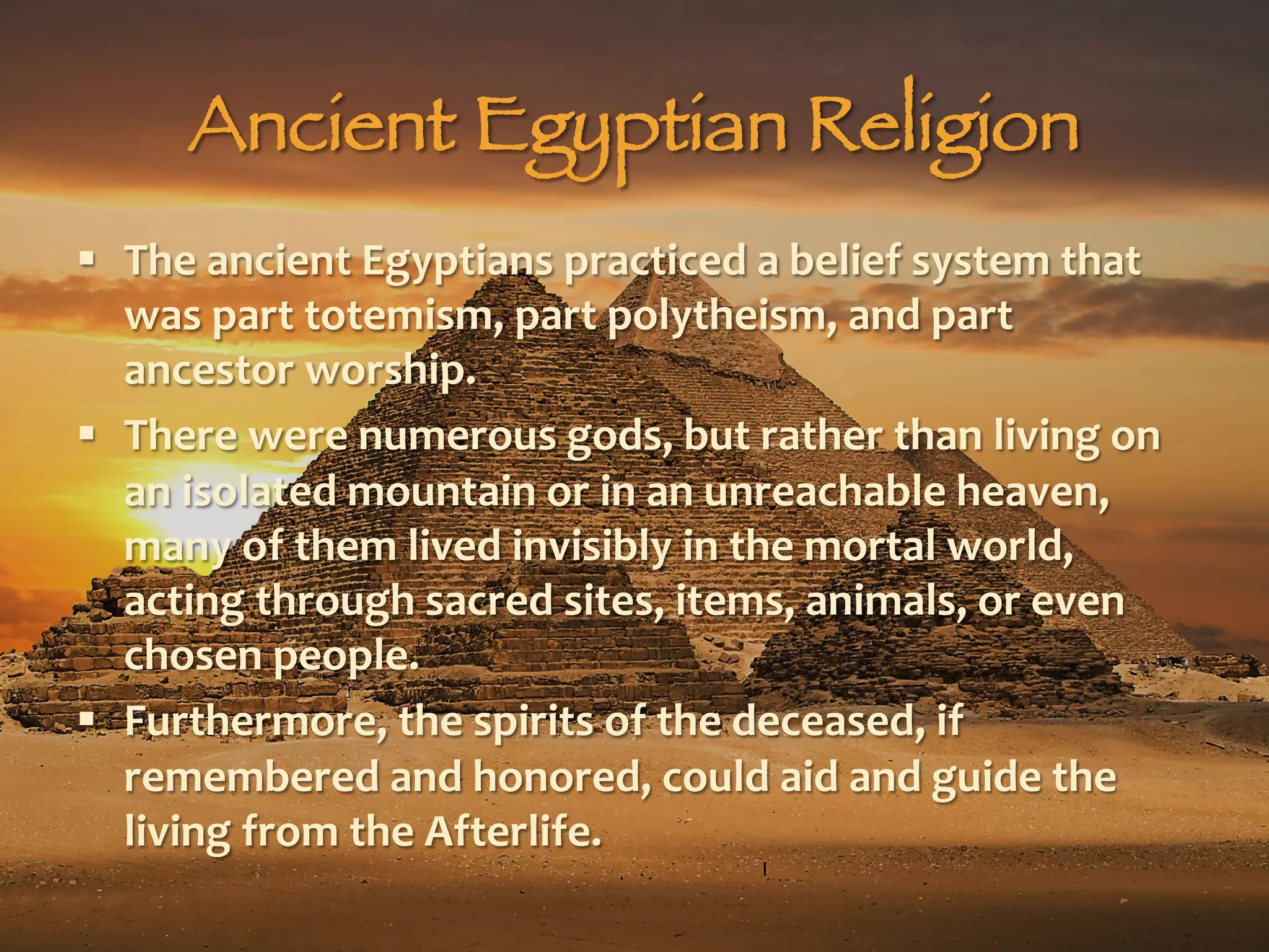 Hum2310 ancient egyptian pantheon | PDF