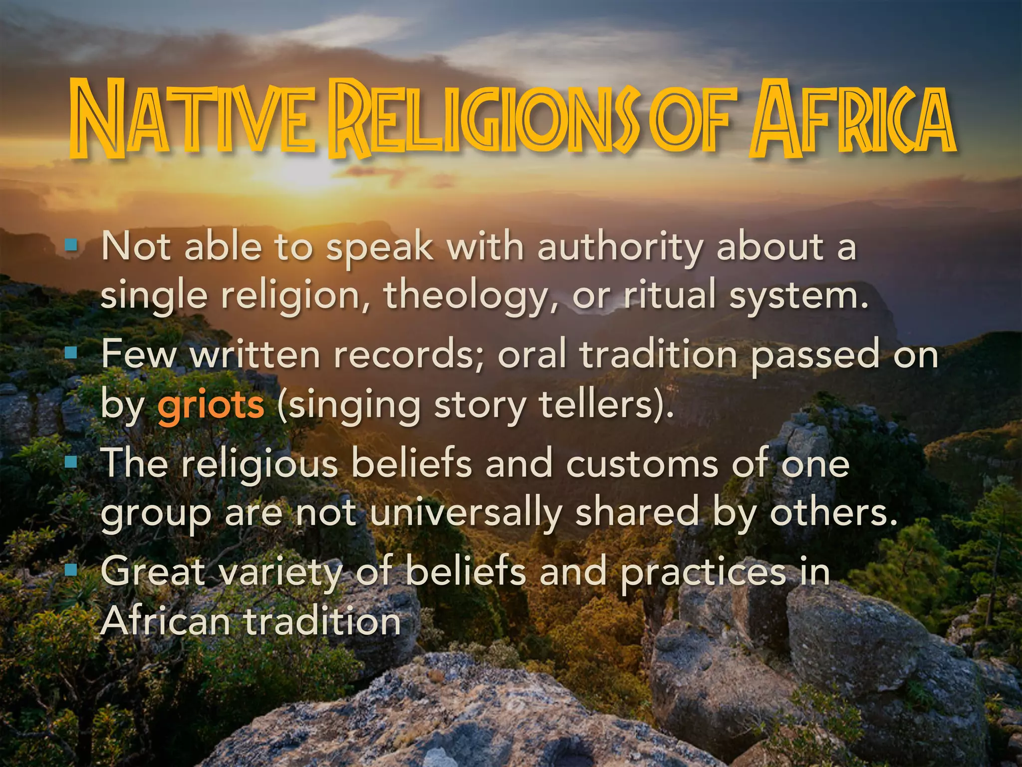 Hum2310 from the cradle of life african belief systems and rituals | PDF
