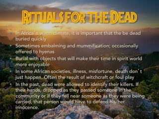 Hum2310 from the cradle of life african belief systems and rituals | PDF