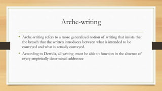 theory of deconstruction | PPTX