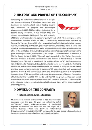 TCS REPORT | DOCX