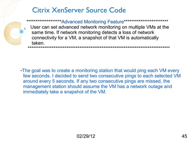 XenServer, Hyper-V, and ESXi - Architecture, API, and Coding | PPT
