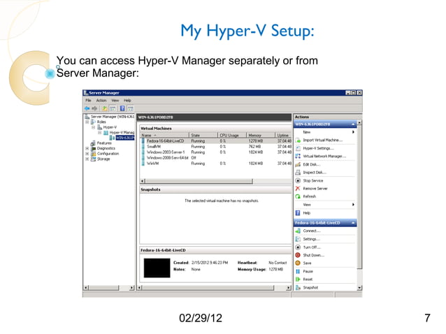 XenServer, Hyper-V, and ESXi - Architecture, API, and Coding | PPT