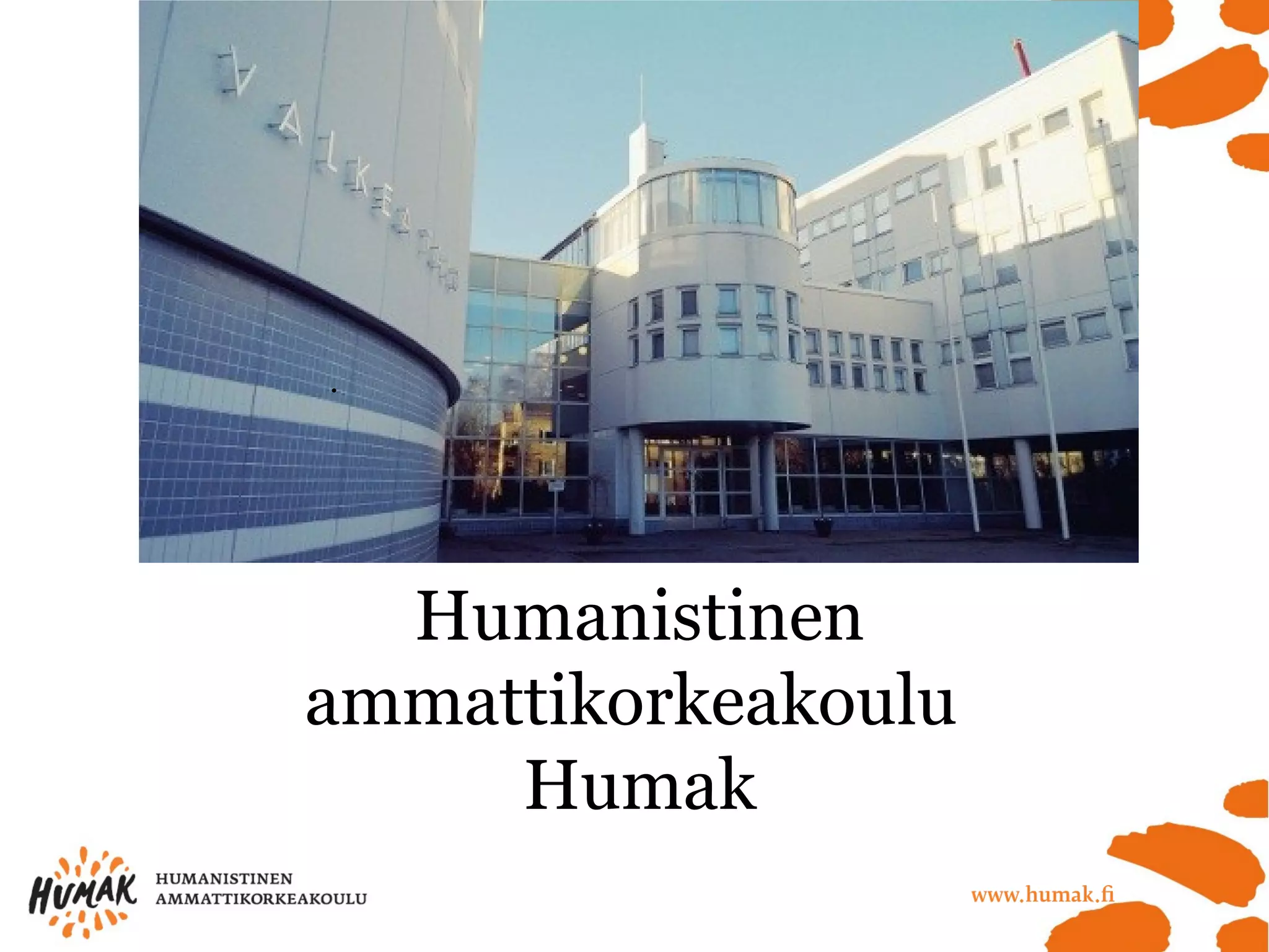 Humak esiteaineisto 2016 | PPT
