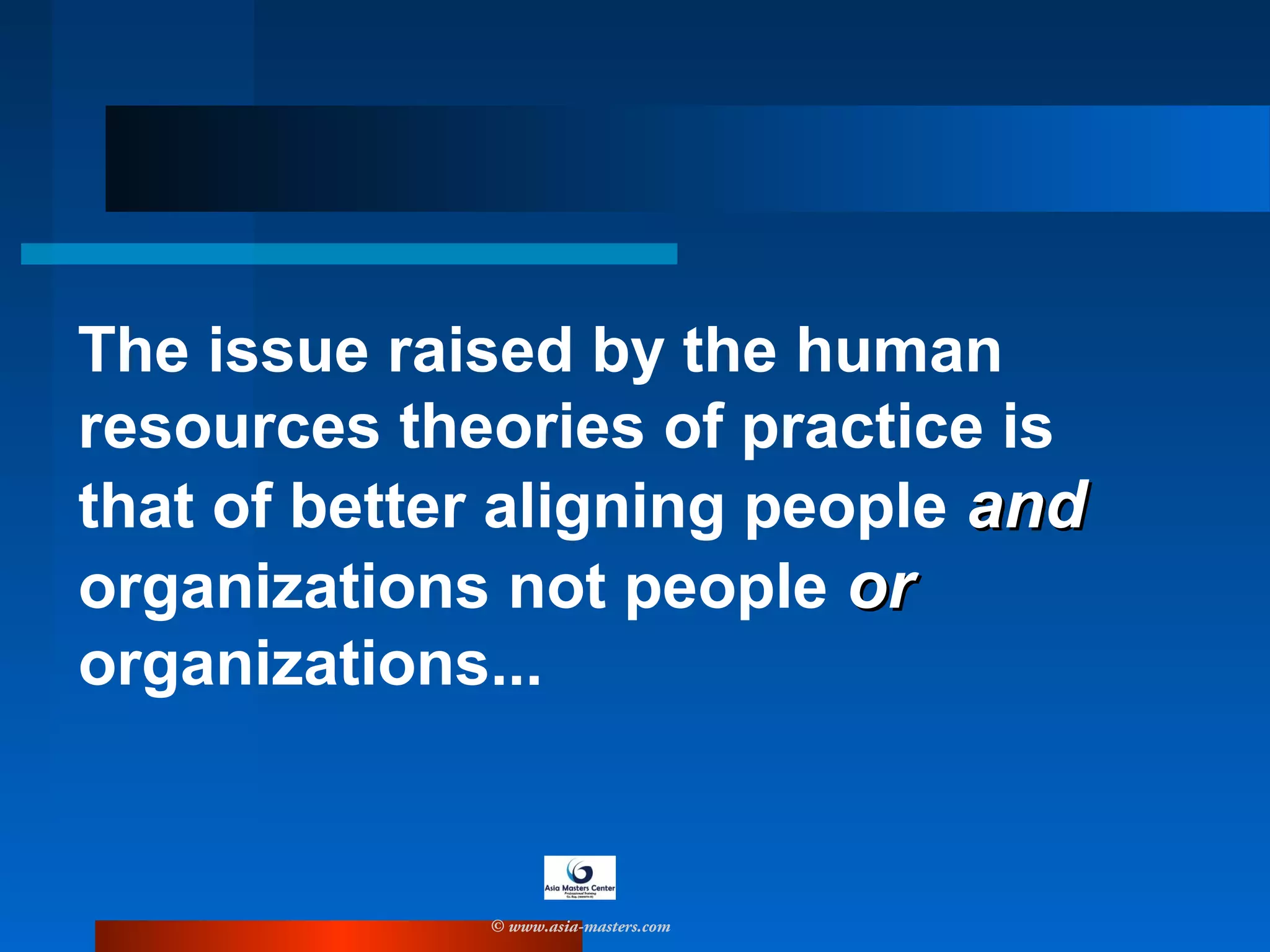 The Human Resource Frame - Presentation Slides | PPT
