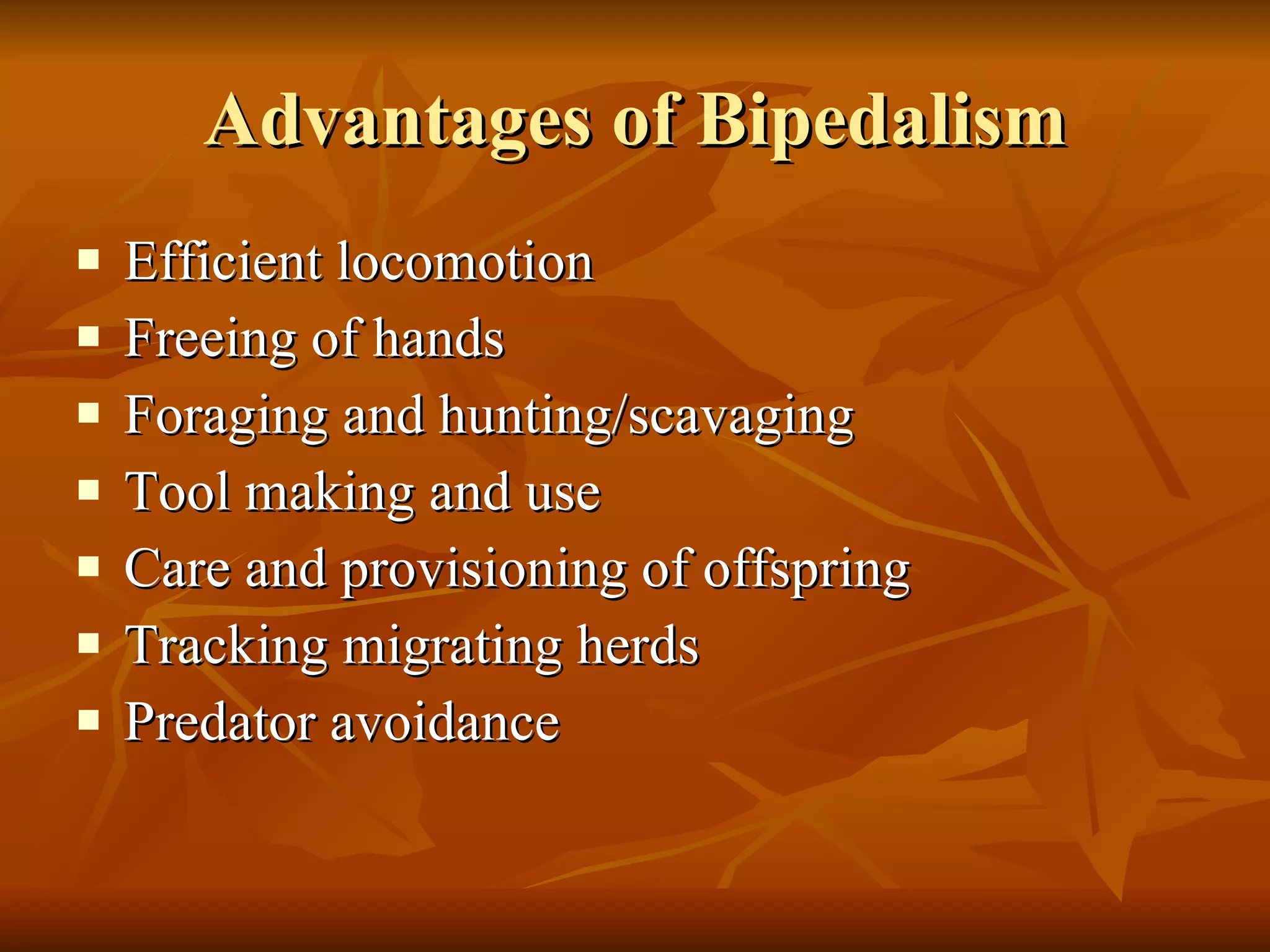 Human Biological and Cultural Evolution. | PPT