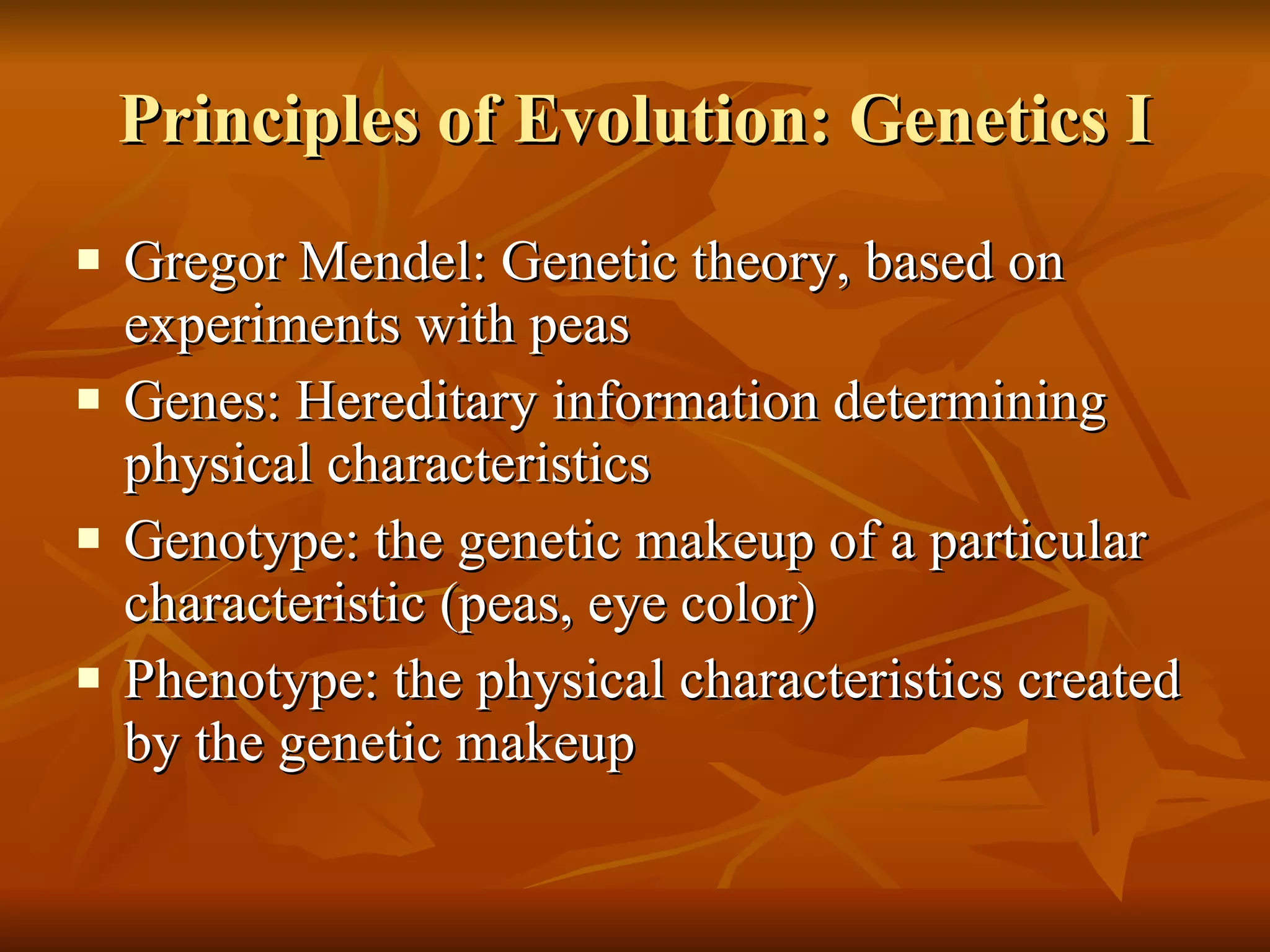 Human Biological and Cultural Evolution. | PPT